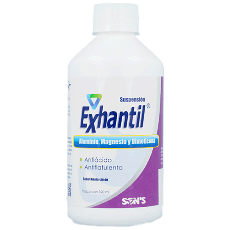 EXHANTIL (AL/MG/DIMETICONA) 320ML SUSP & – Family Medic